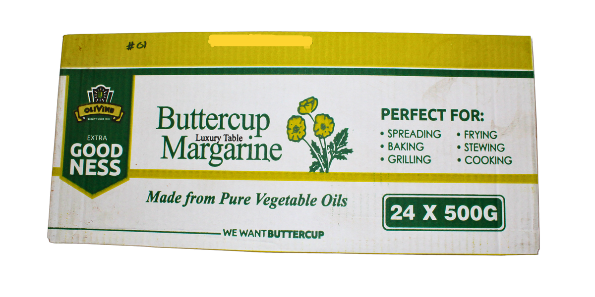 Buttercup Margarine || Full Box (24x500g) — Silver Stream Distribution