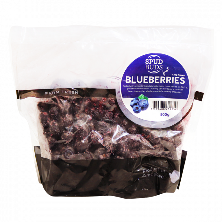 Spudbuds Frozen Blueberries || 500g — Silver Stream Distribution
